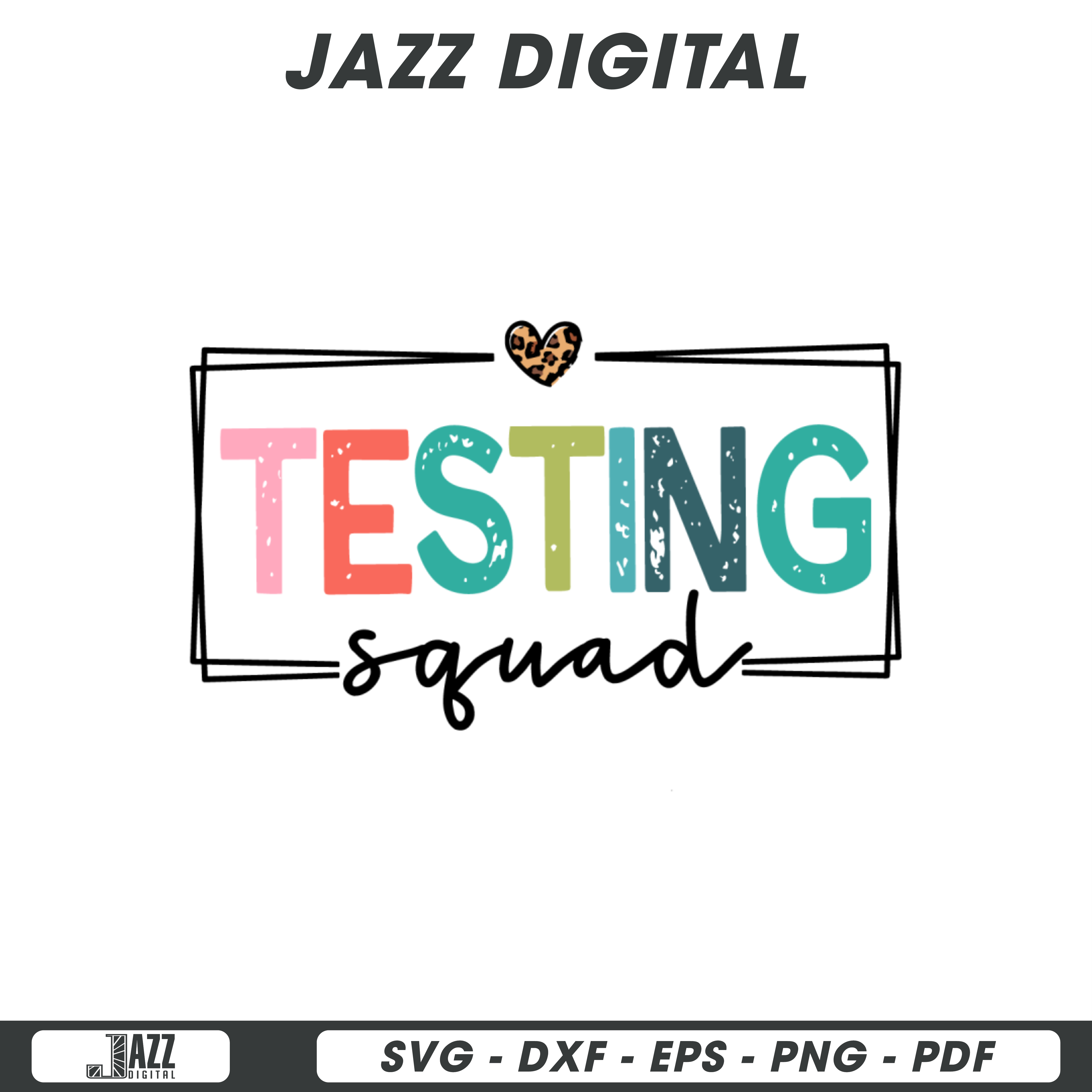 Retro Testing Squad Teacher Test Day SVG, Digital File, Inst | Inspire ...