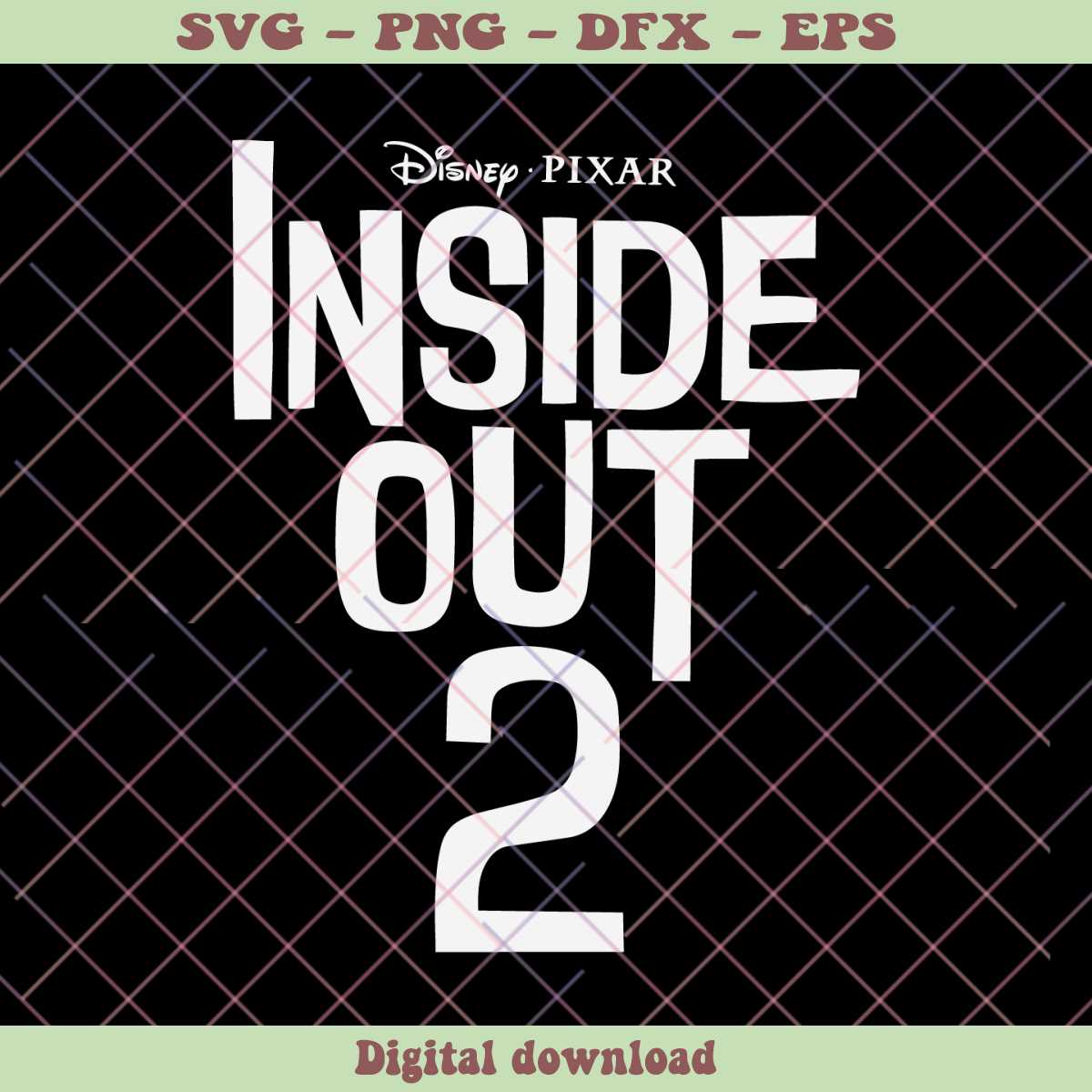 Disney Pixar Inside Out 2 Cartoon SVG Digital Cricut File, P - Inspire ...