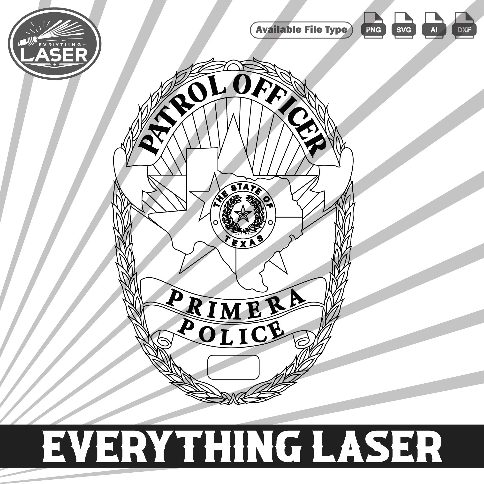 PATROLOFFICER PRIMERA POLICE BADGE Design,Logo, Seal, Custom | Inspire ...