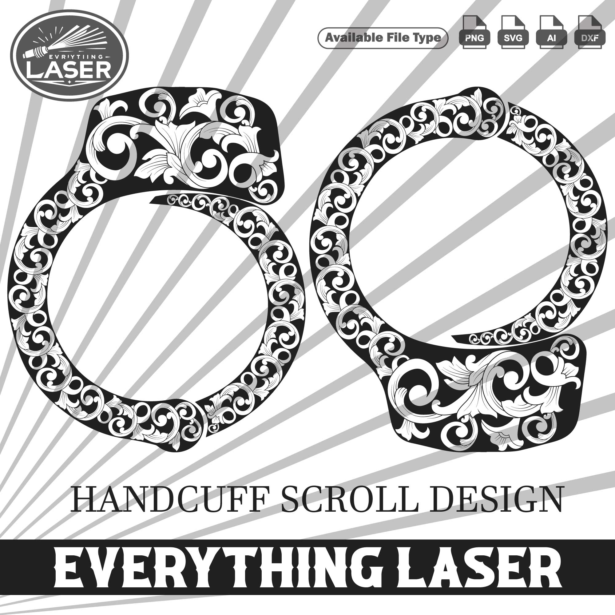HANDCUFF SCROLL Design 08 ,Logo, Seal, Custom, Ai, Vector, S | Inspire ...