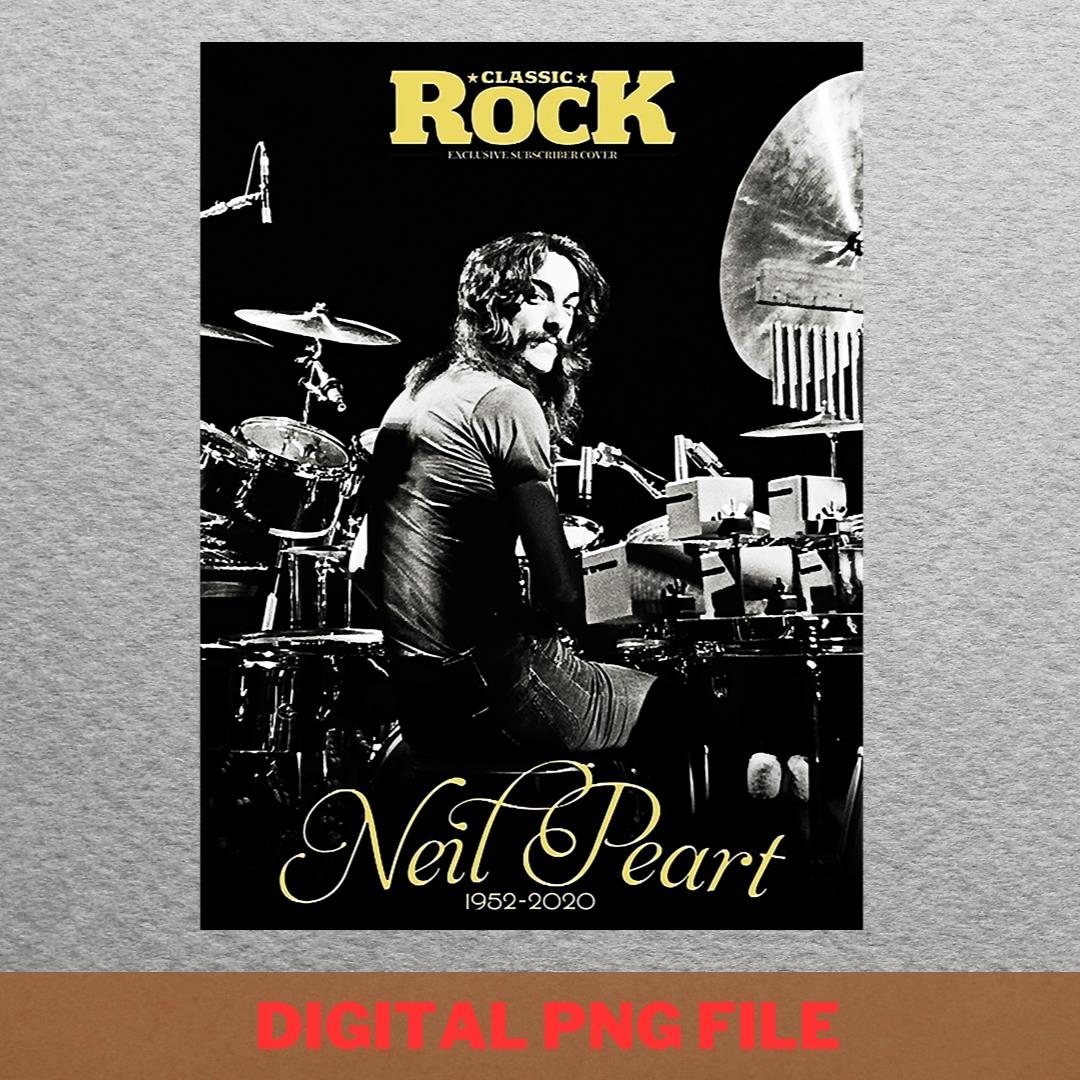 Neil Peart Books In Order PNG, Neil PNG, Rush Band Digital | Inspire Uplift