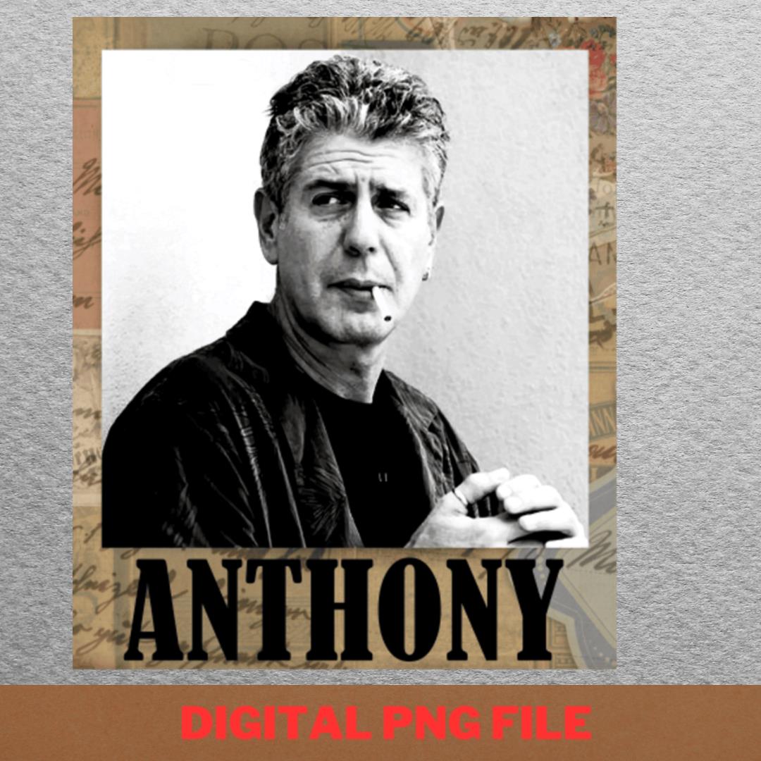 Anthony Bourdain Experienced Authenticity PNG, Anthony Bourd | Inspire ...