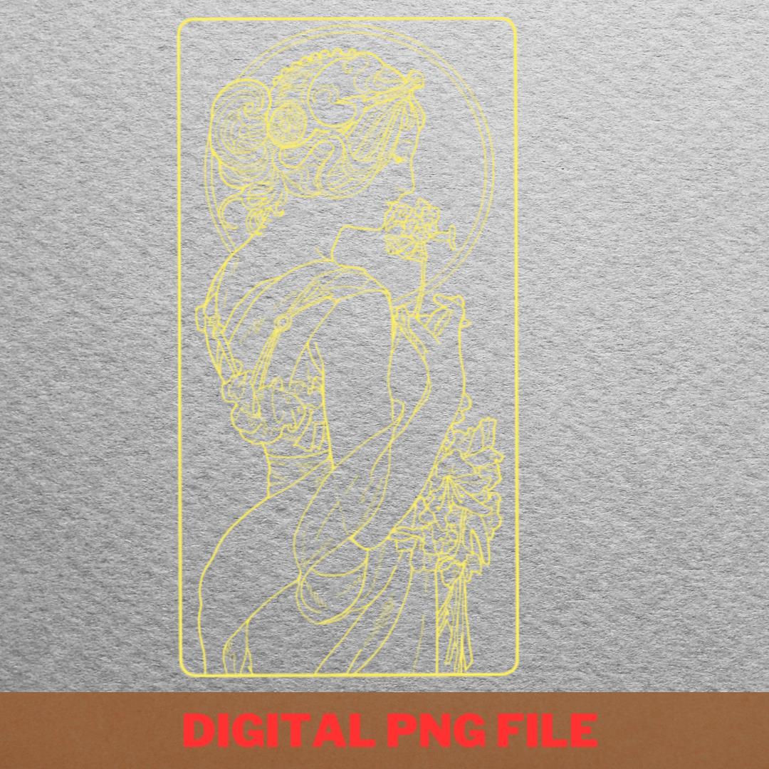 Alphonse Mucha Masterpieces PNG, Alphonse Mucha PNG, Art Nou | Inspire ...