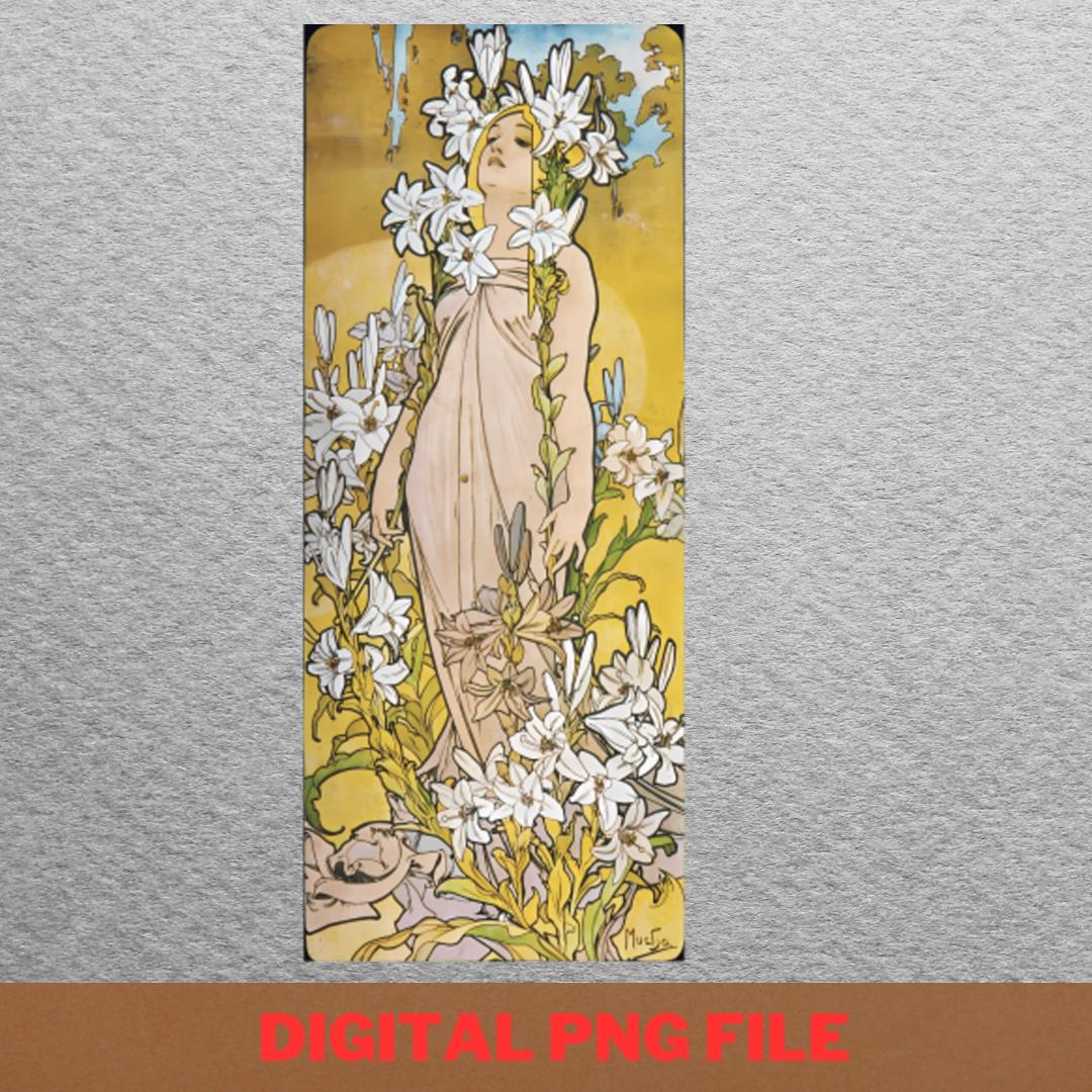 Alphonse Mucha Vintage PNG, Alphonse Mucha PNG, Art Nouveau | Inspire ...