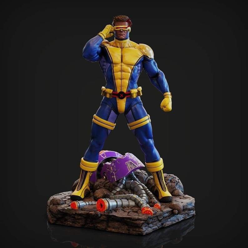 Cyclops 3d print stl files xmen dc marvel - Inspire Uplift