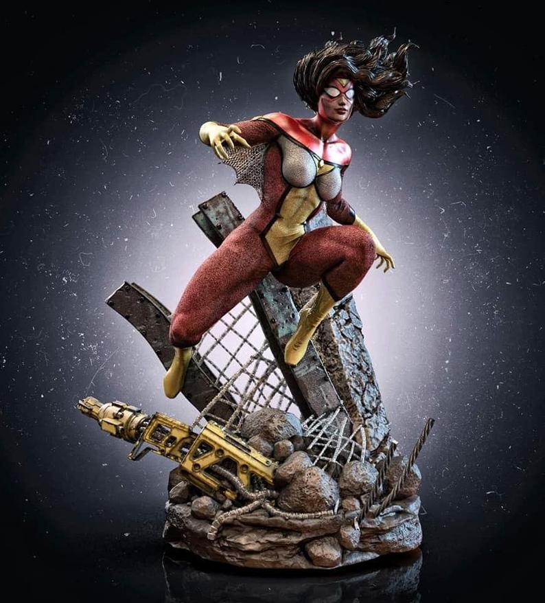 Spider Woman 3D STL Digital Figure | Inspire Uplift