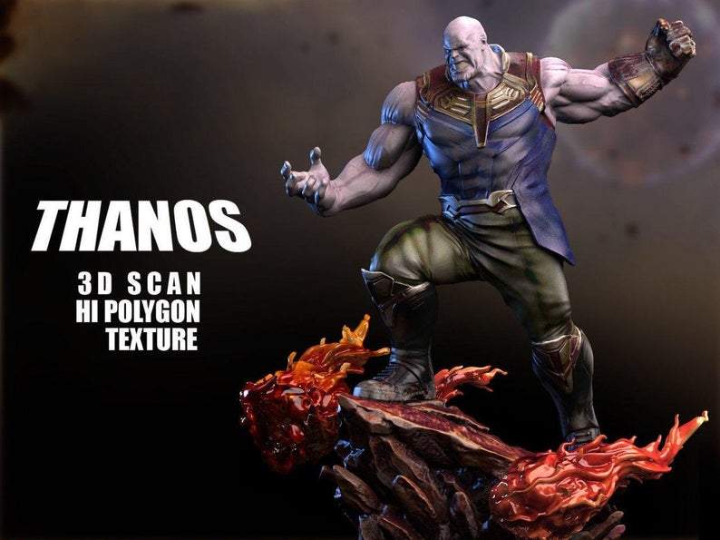 Thanos 3D STL Digital Figure File Format 3D Printer CNC Rout | Inspire ...