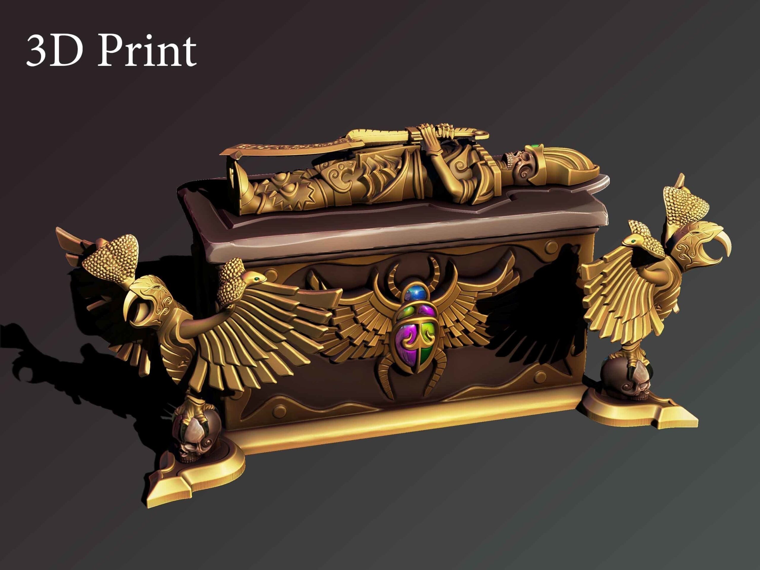 3D Desert chest 3D print model | Inspire Uplift