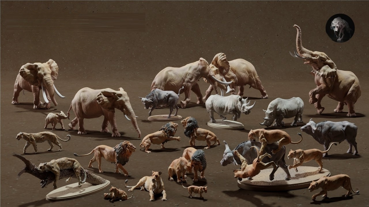 Animals den pack 3d print stl files - Inspire Uplift