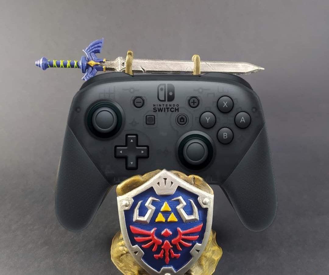 Zelda v1 controller stand 3d printing stl files | Inspire Uplift