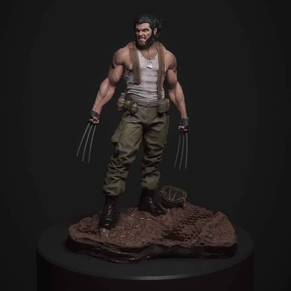 wolverine soldier 3d print stl files | Inspire Uplift