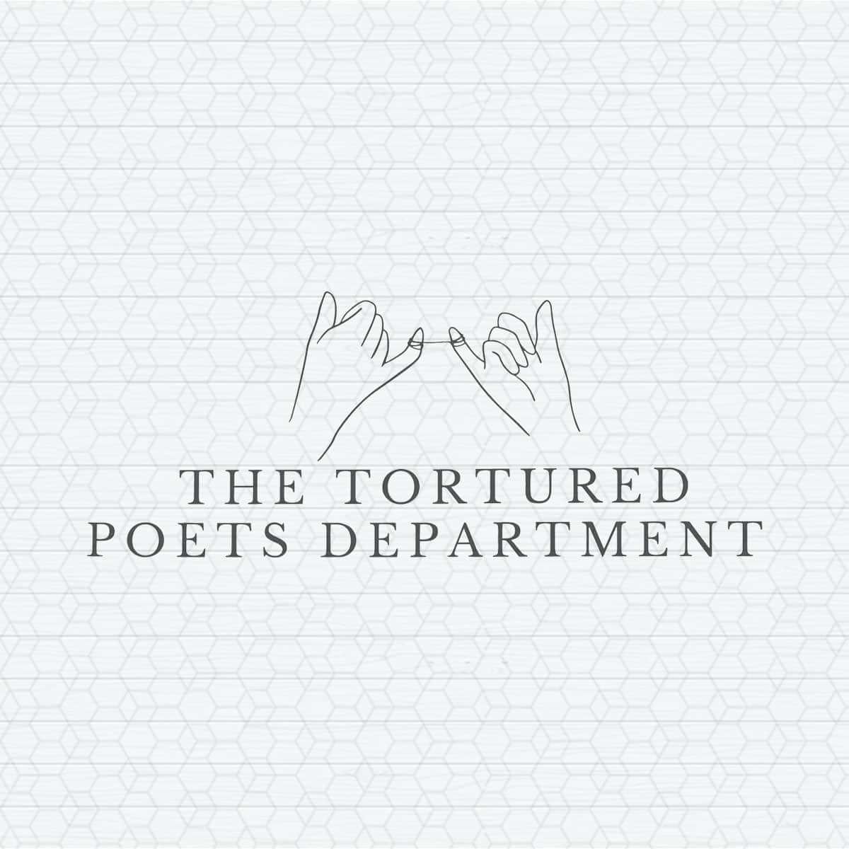 The Tortured Poets Department Hand SVG | Inspire Uplift