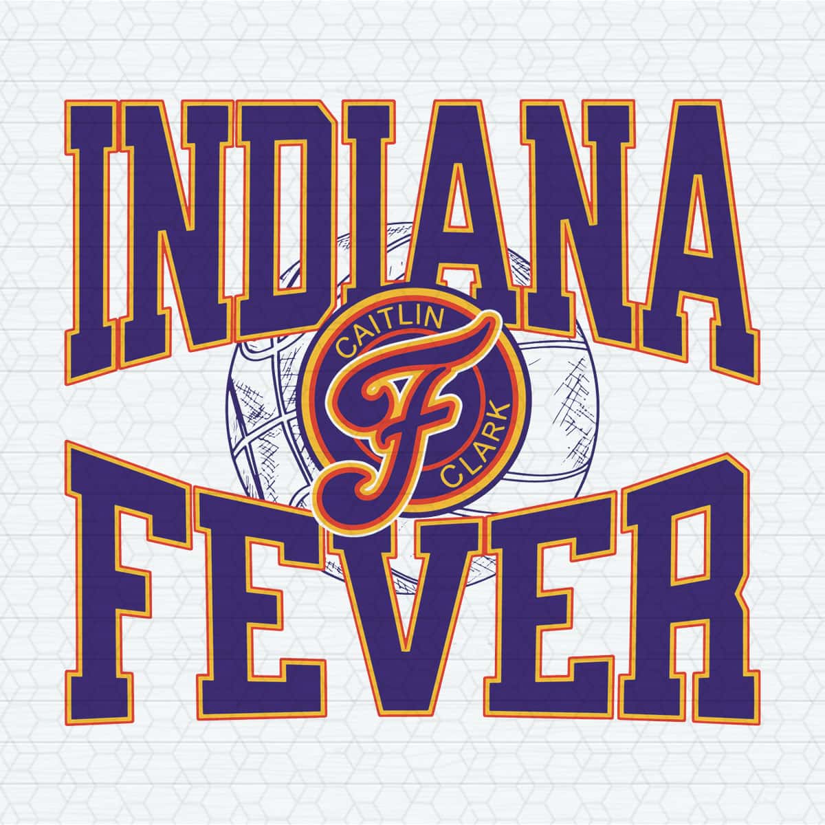 Indiana Fever Caitlin Clark Basketball Player SVG | Inspire Uplift