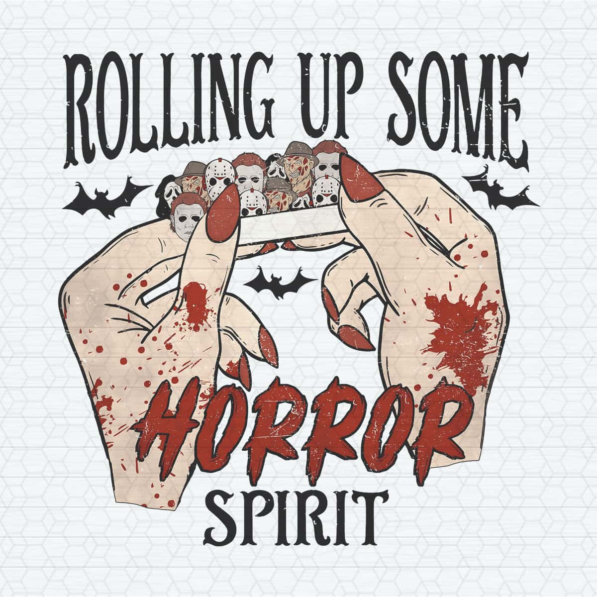 Rolling Up Some Horror Spirit Scary Movie PNG | Inspire Uplift