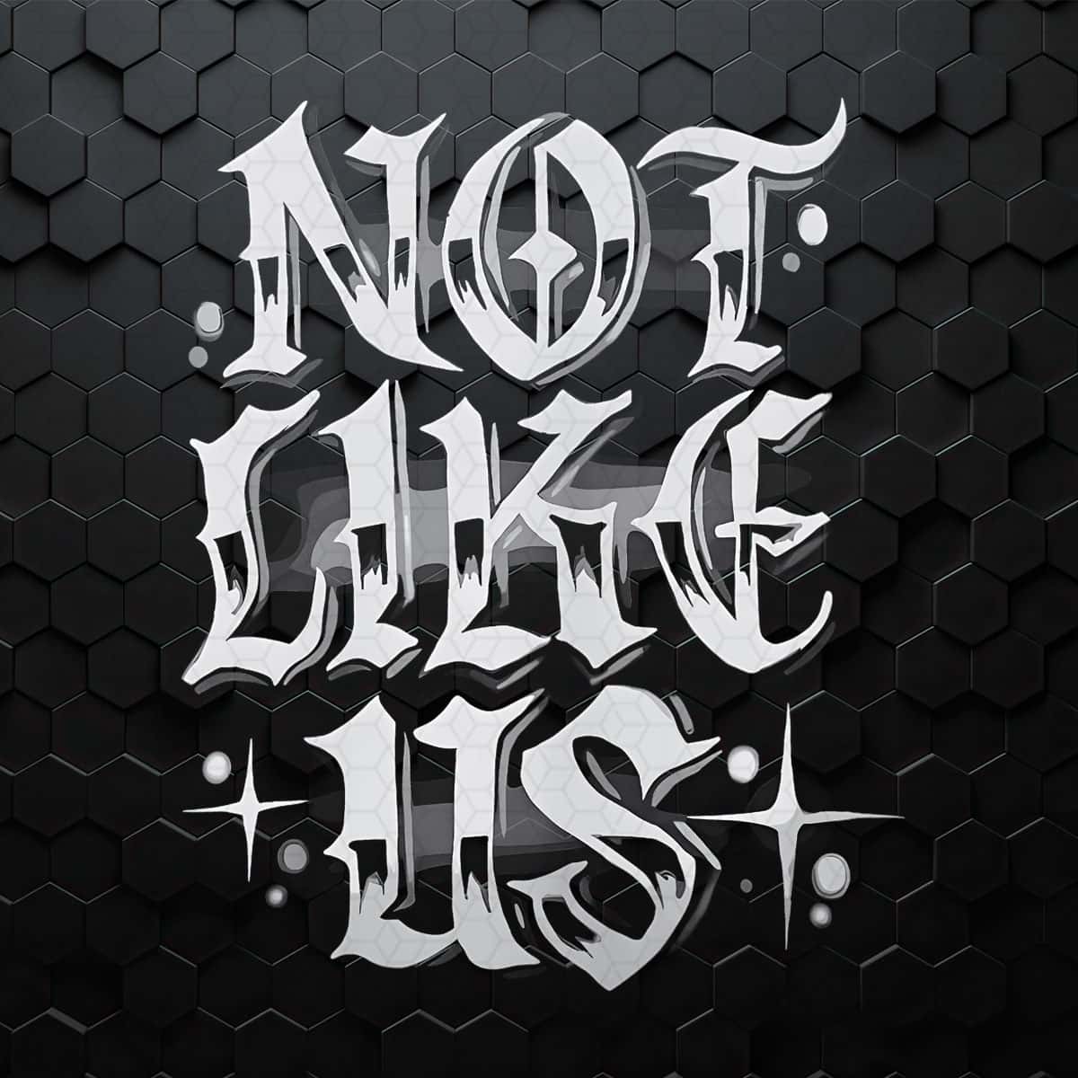 Retro Not Like Us Kendrick Drake PNG | Inspire Uplift