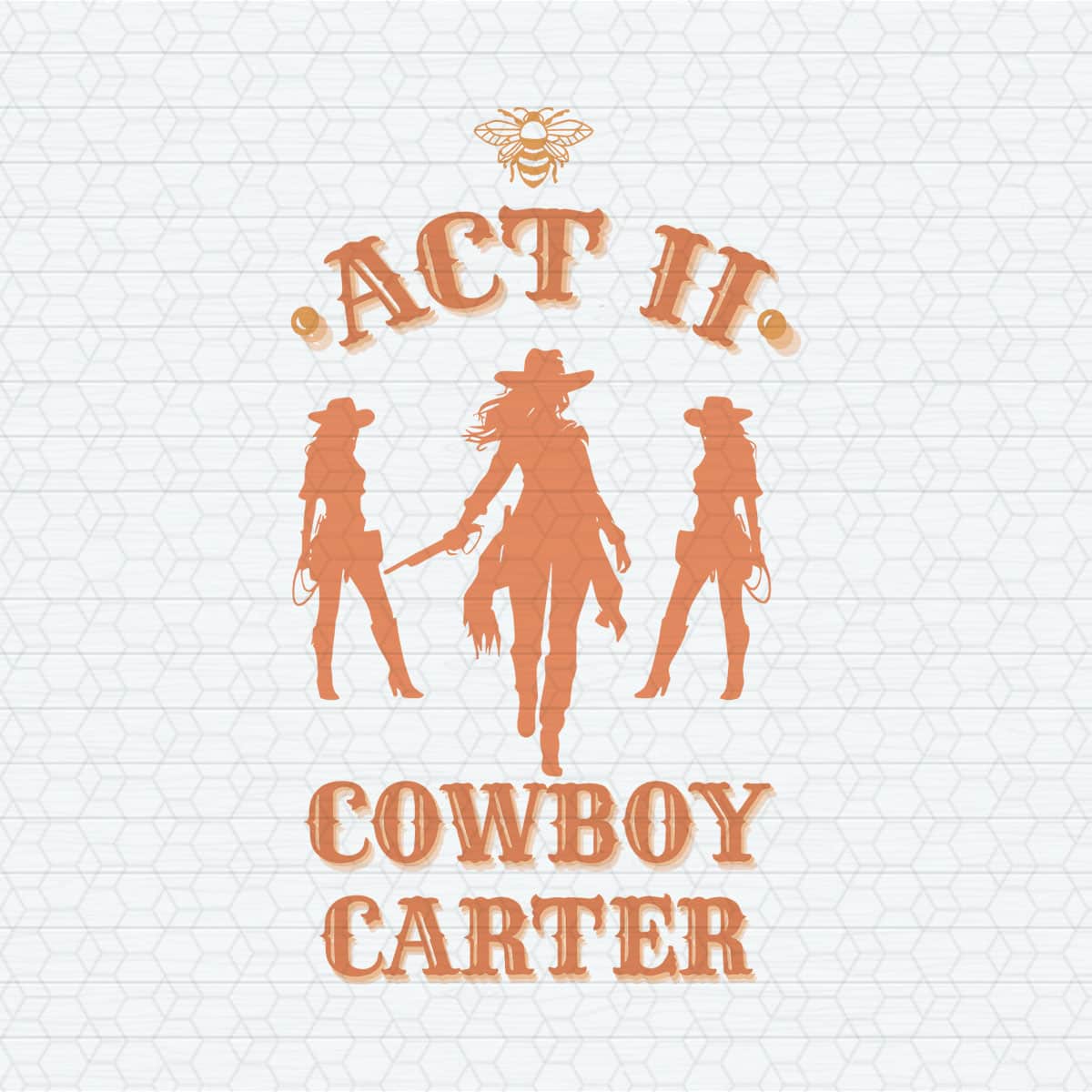 Retro Cowboy Carter Act II Beyonce SVG | Inspire Uplift