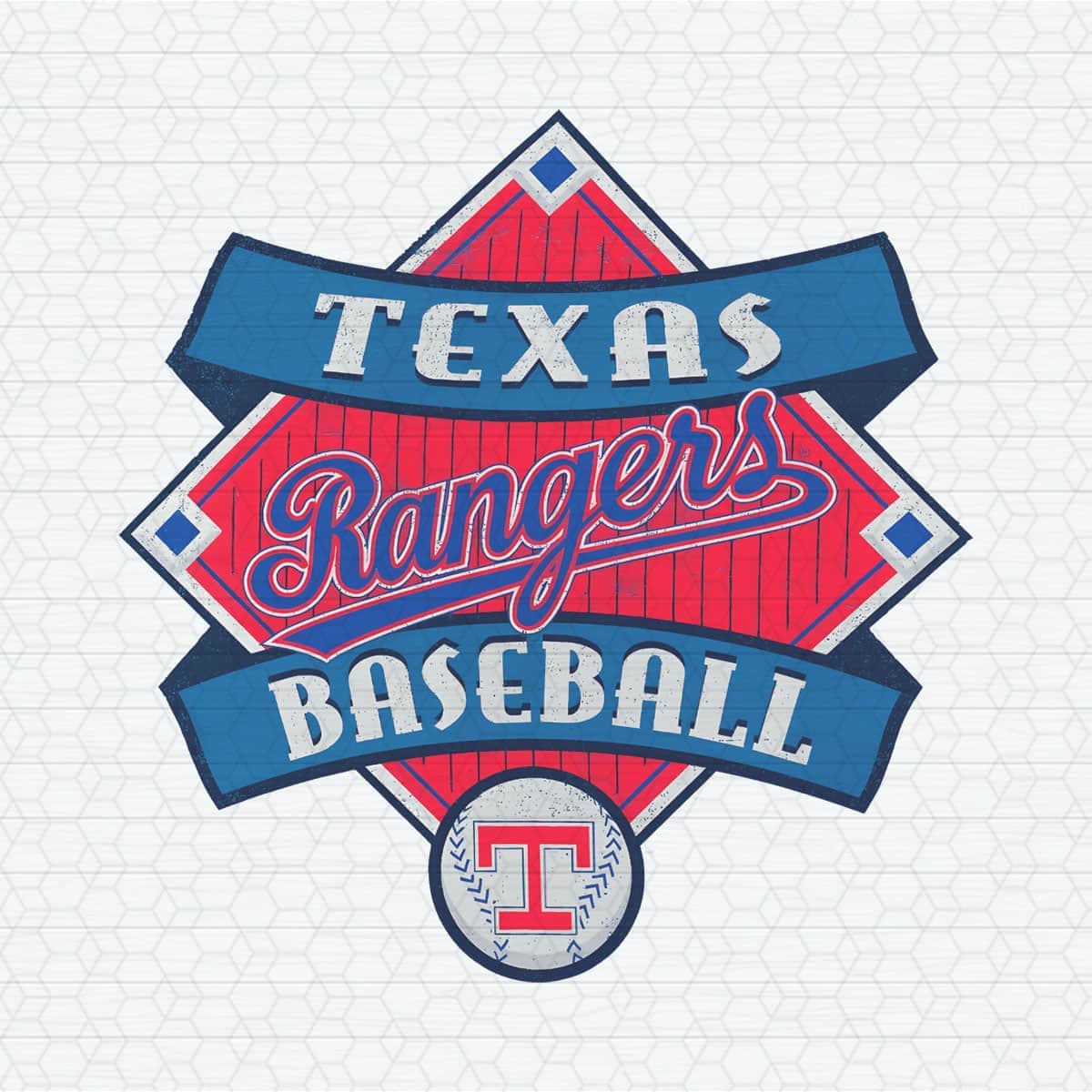 Texas Rangers Baseball Mlb Team PNG | Inspire Uplift