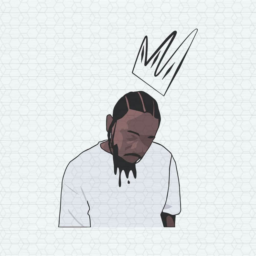 Kendrick Lamar King American Rapper SVG | Inspire Uplift