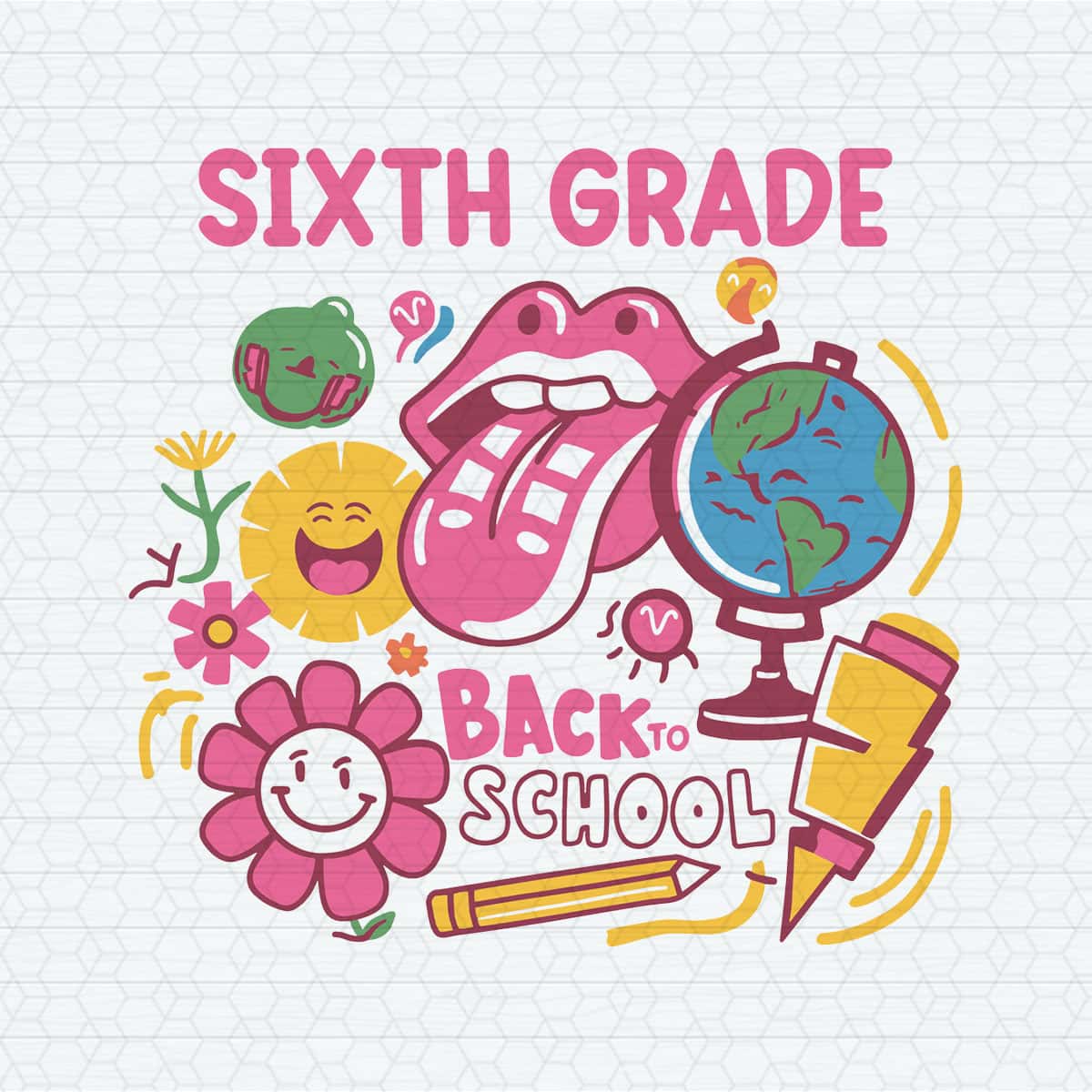 Sixth Grade Back To School Gif Students SVG | Inspire Uplift