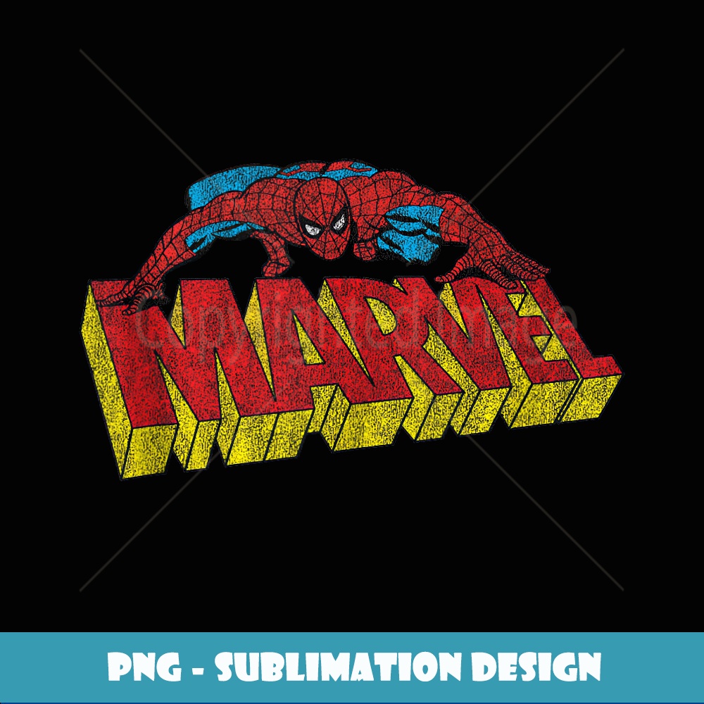 Marvel SpiderMan Classic Logo - PNG Transparent Sublimation | Inspire ...