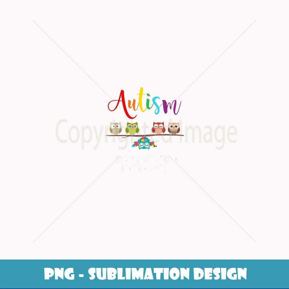 Cute Owls Puzzle Pieces Autistic Kids Gift Autism Awareness | Inspire ...