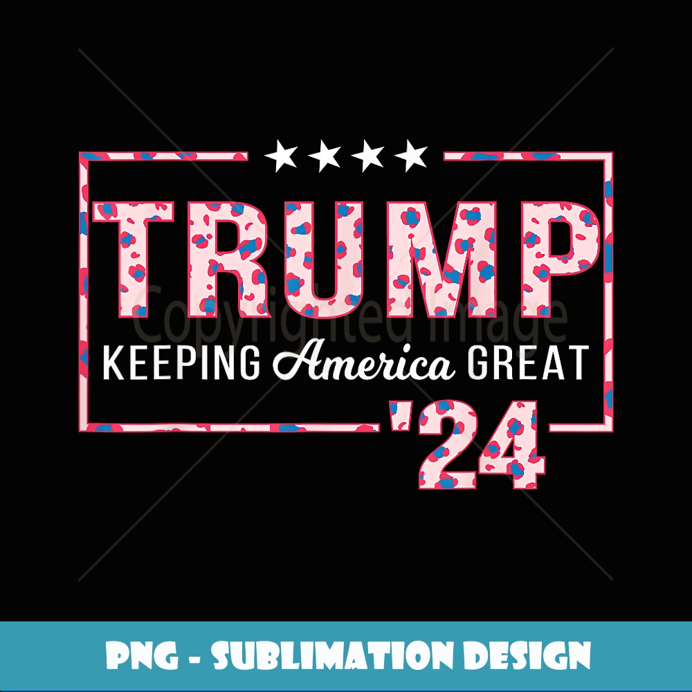 Donald Trump 2024 President Pro Trump Leopard Print Cute - S | Inspire ...