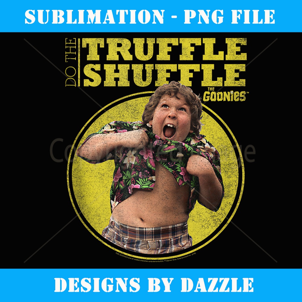 The Goonies Chunk Truffle Shuffle - Retro PNG Sublimation Di | Inspire ...