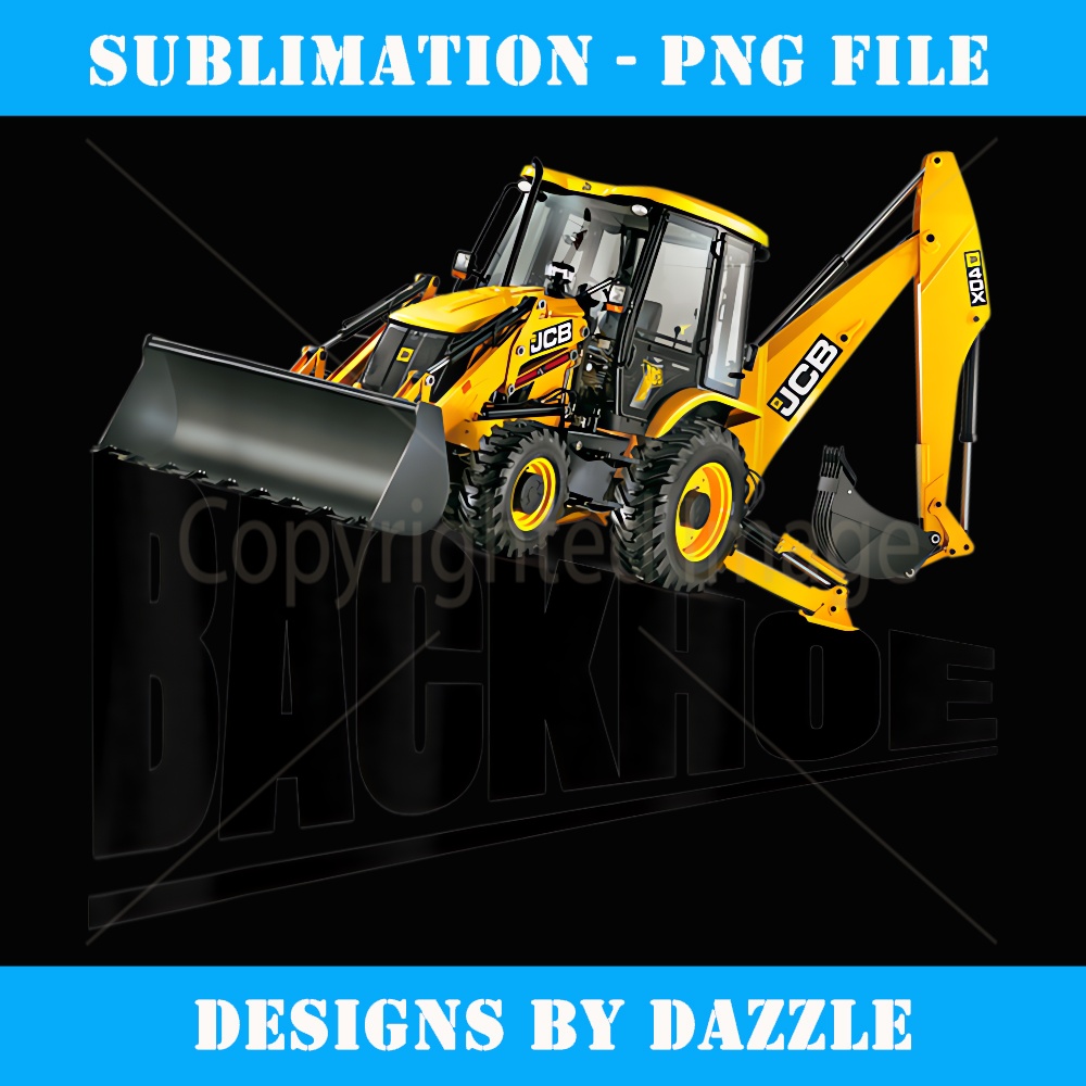 Fun heavy equipment backhoe design for Children and Adults. | Inspire ...