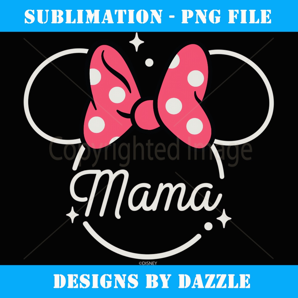 Disney Minnie Mouse Mama Head Icon Magic Motherus Day - PNG | Inspire ...