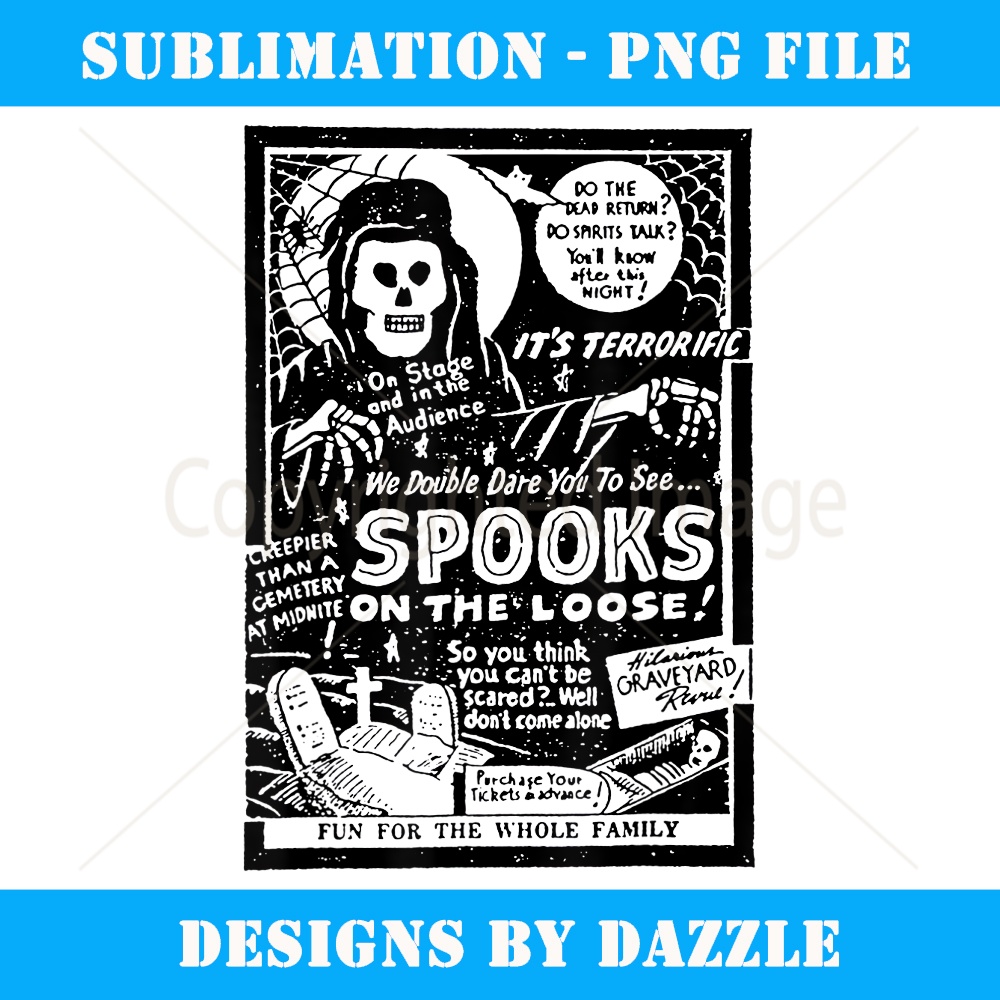 Classic Halloween Grim Reaper Skull Spook Show Horror Show - | Inspire ...