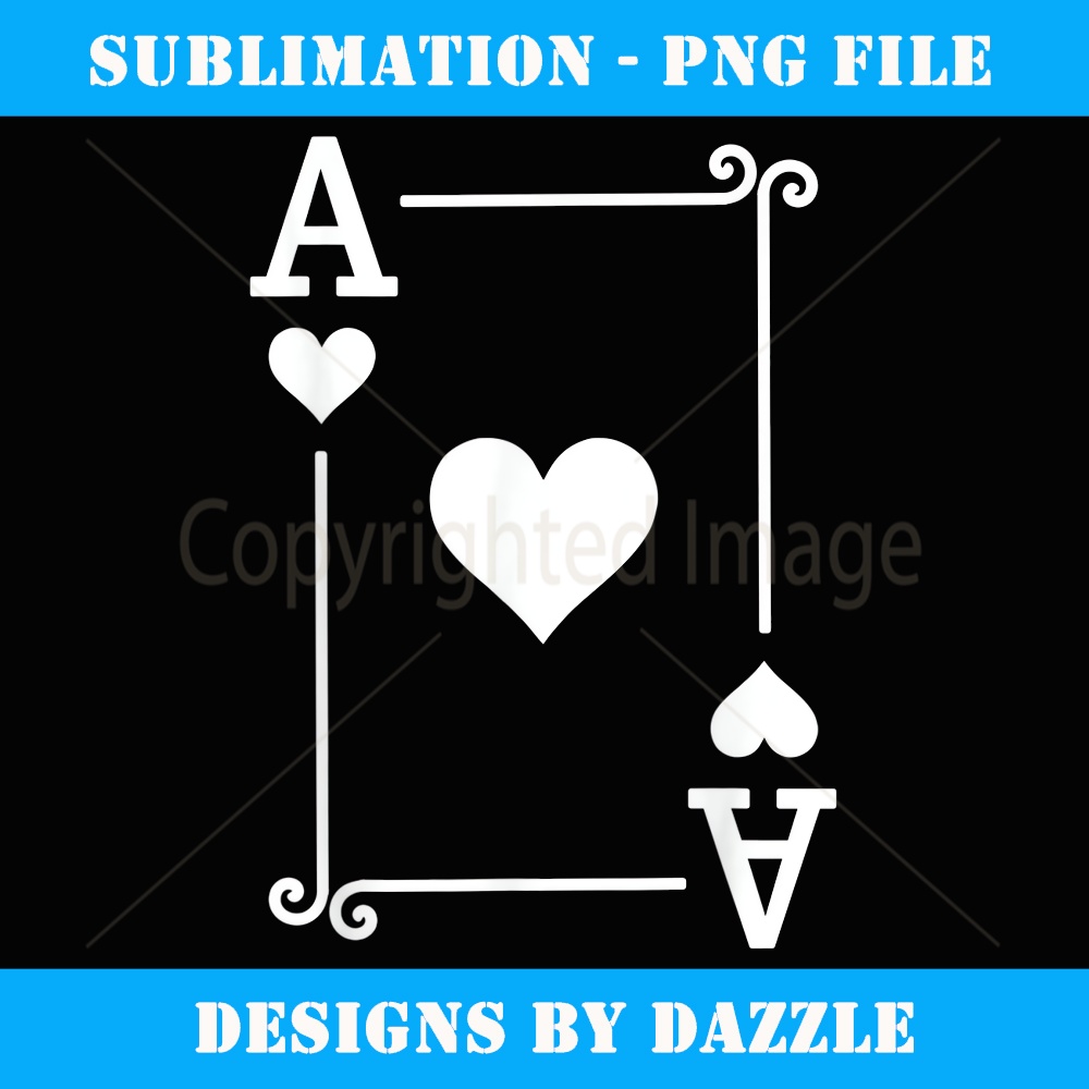 Playing Cards Costume Ace Hearts Card Ace Card - Stylish Sub | Inspire ...