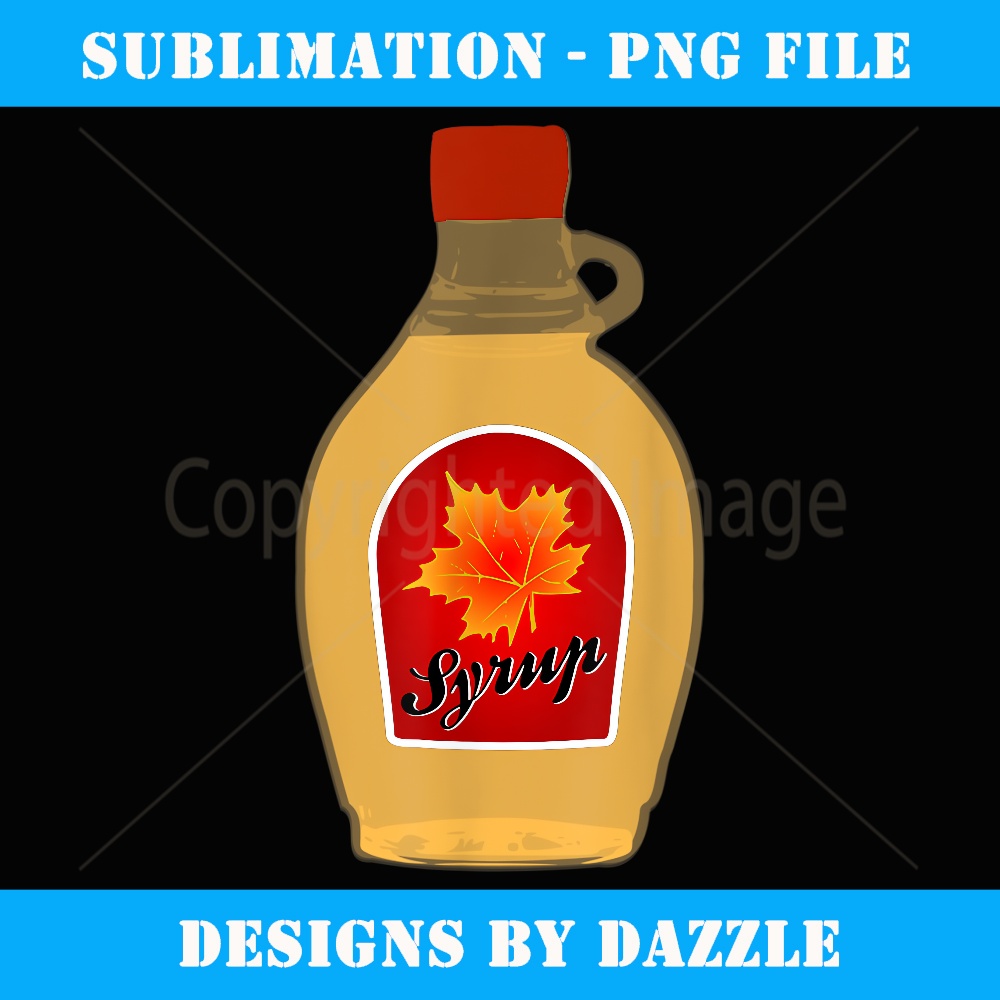 Lazy Halloween Costume Maple Syrup - Exclusive PNG Sublimati | Inspire ...
