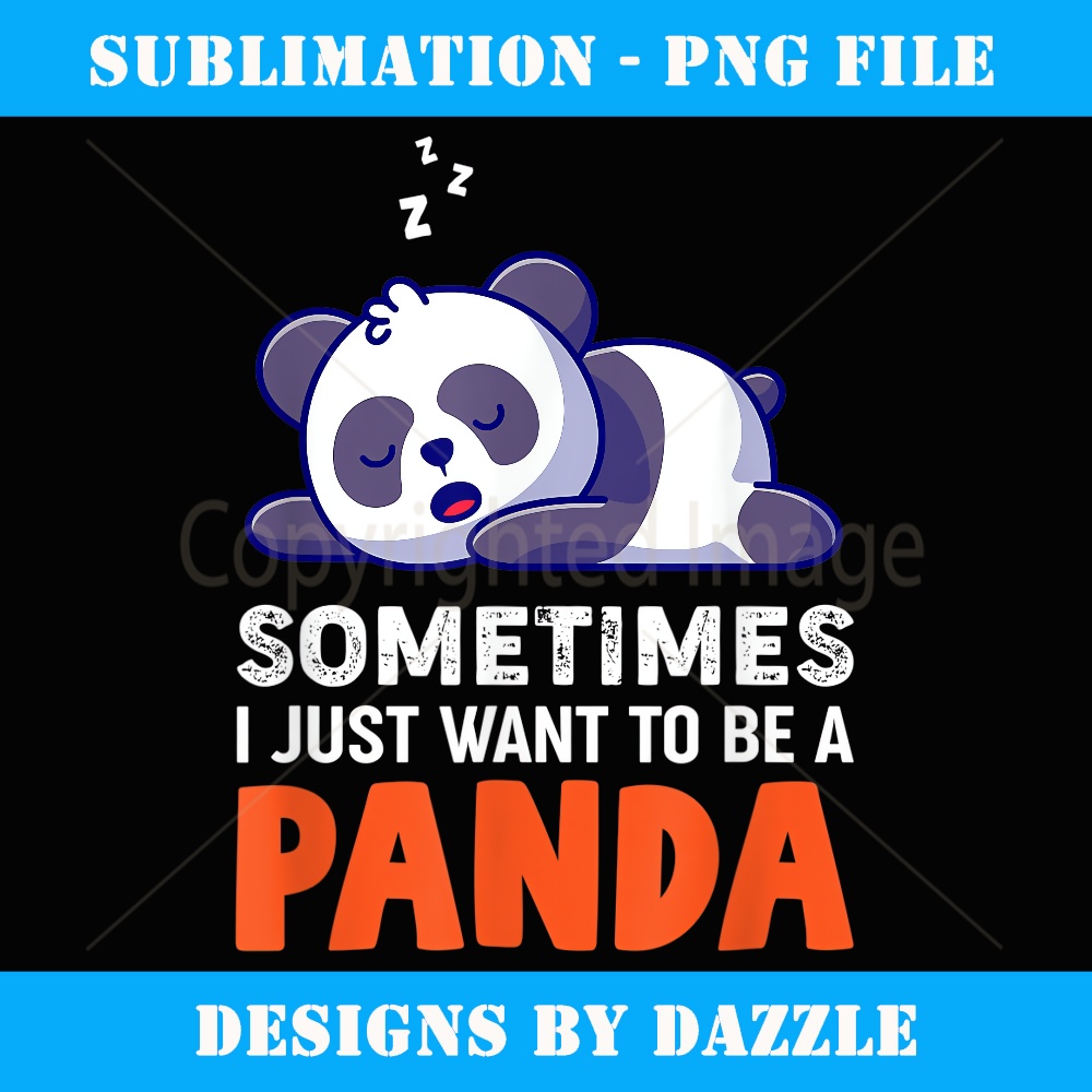 Sleeping Panda Pandas Pajama Nap Sleep - PNG Transparent Sub | Inspire ...
