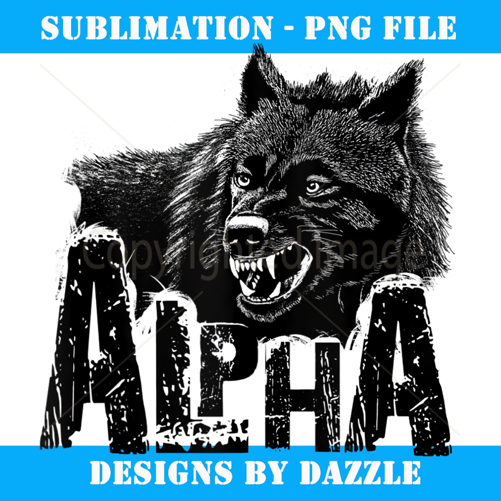 Alpha Predator Scary Angry Wolf Face - PNG Transparent Subli | Inspire ...