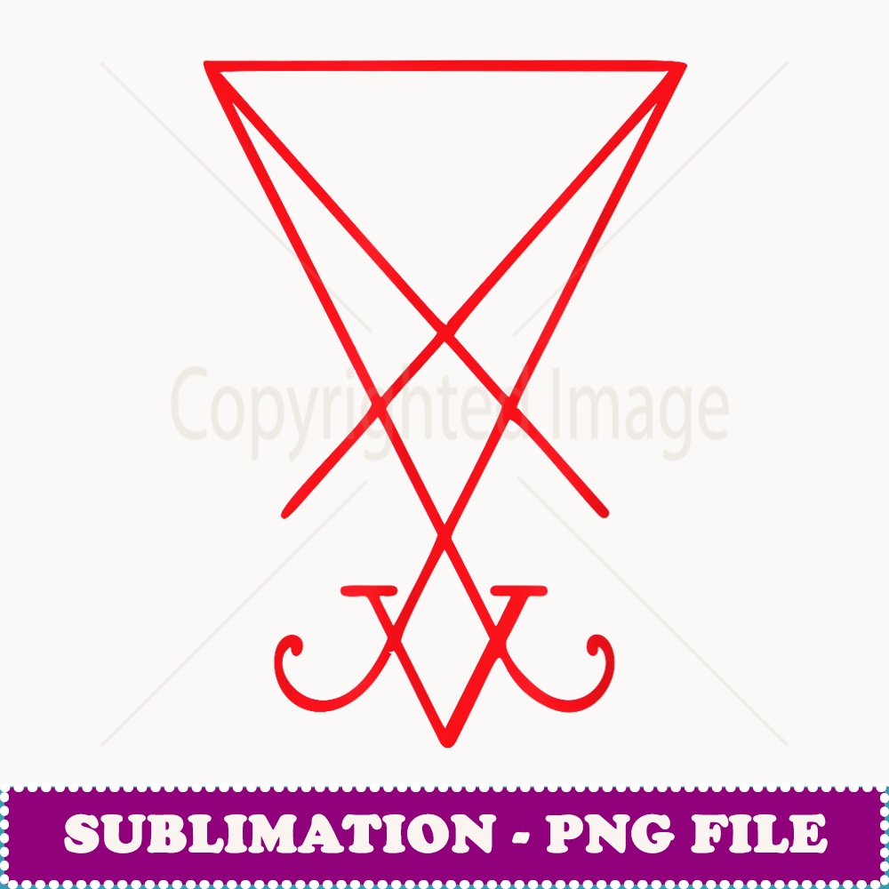 Red Sigil of Lucifer Witchcraft Magick Satan Occult Symbol - | Inspire ...