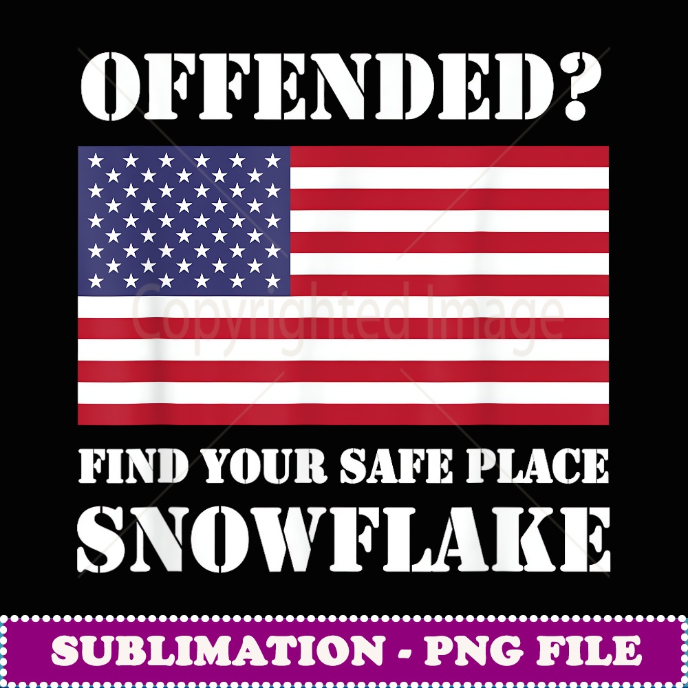 Find Your Safe Space Snowflake T ProTrump - Decorative Subli | Inspire ...