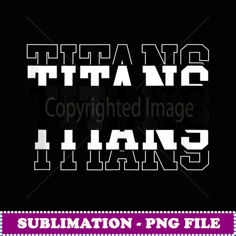 Fun Titans Fan Design - Professional Sublimation Digital Dow | Inspire ...