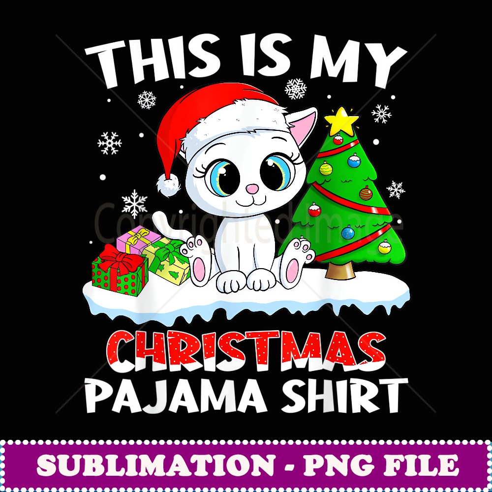 This Is My Chrismas Pajama Ca Sana Gif Women - PNG Transpare | Inspire Uplift