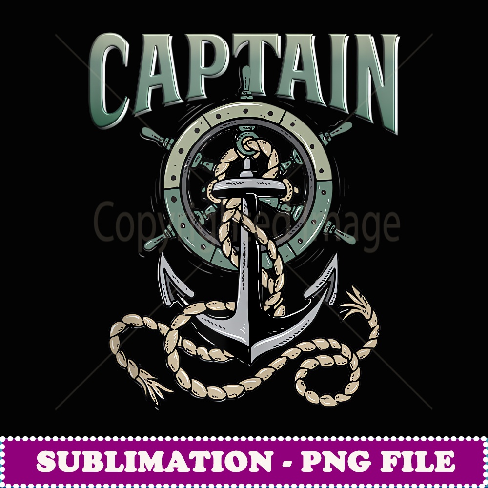 Captain of the Boat - Retro PNG Sublimation Digital Download | Inspire ...