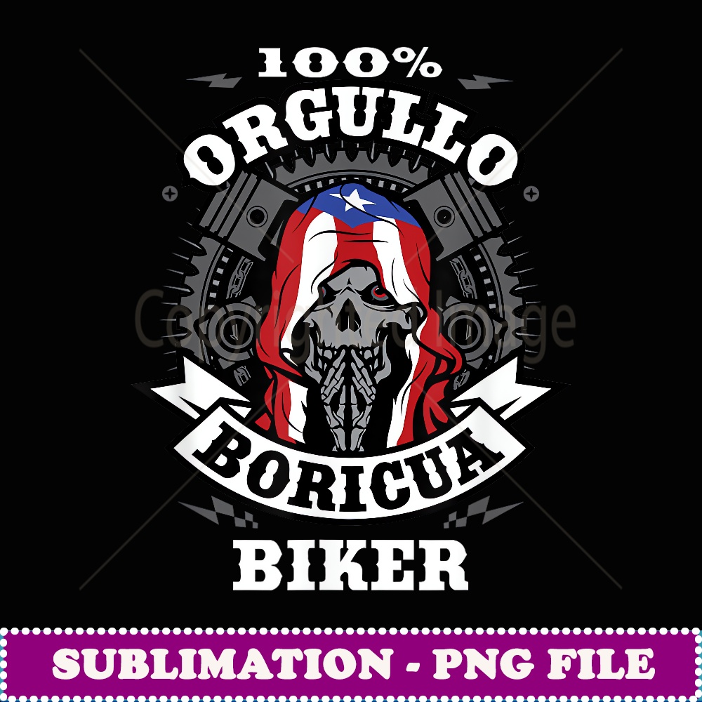 100 Orgullo Boricua ( Puerto Rican Pride ) Biker - | Inspire Uplift