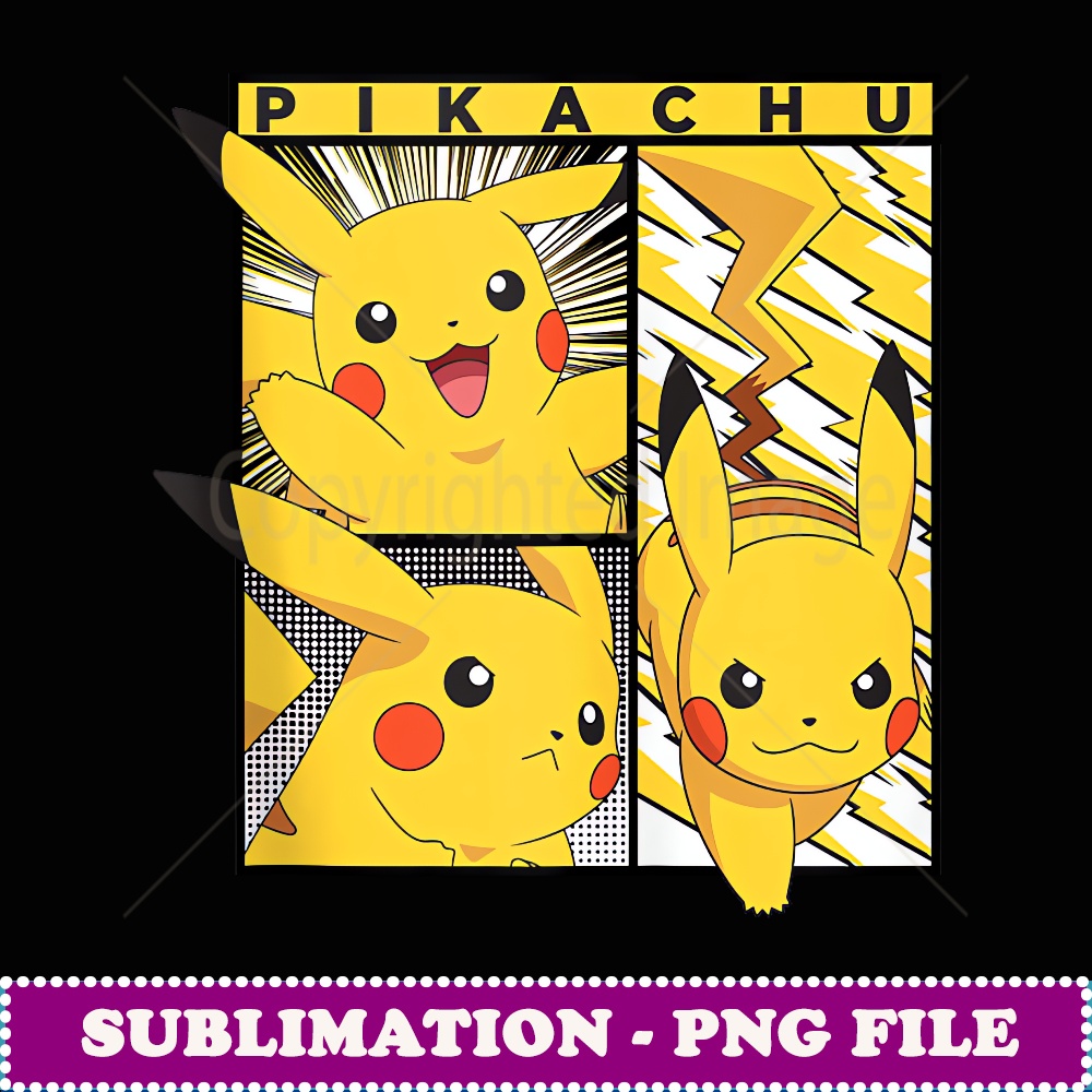 Pokemon Pikachu - Signature Sublimation PNG File | Inspire Uplift