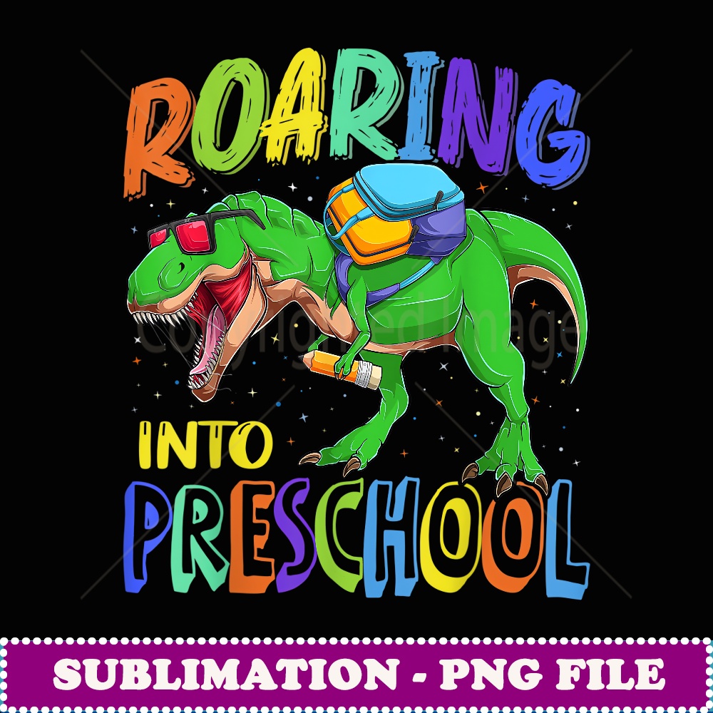 Roaring Ino Preschool Dinosaur T Rex Back o School - Unique | Inspire ...