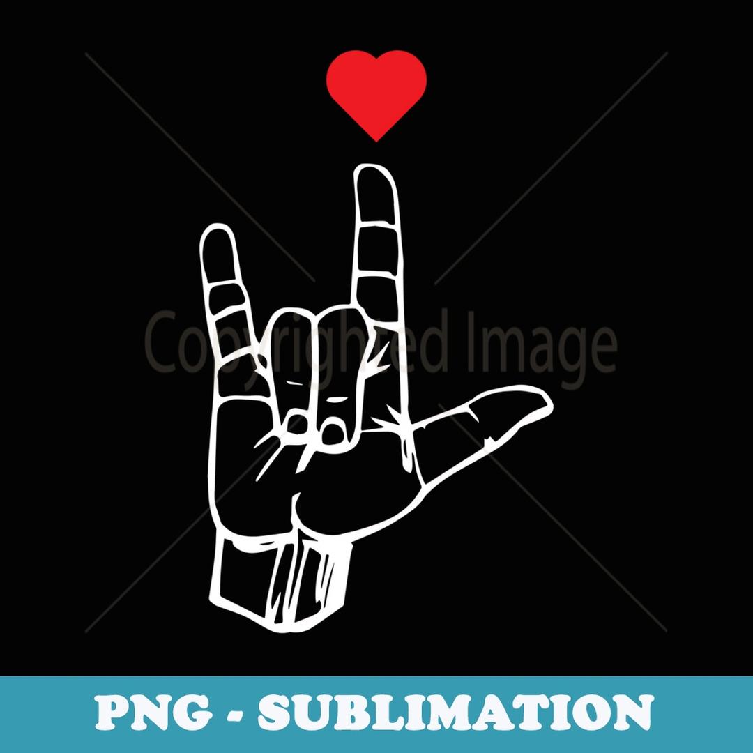 I Love You Hand Sign ASL Gift for Men Women Valentine - Tren | Inspire ...