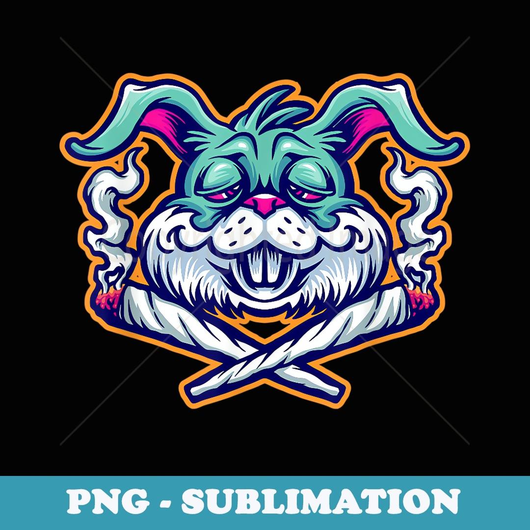 Marijuana Smoking Bunny Rabbit Just Chilling Weed Stoner 420 | Inspire ...