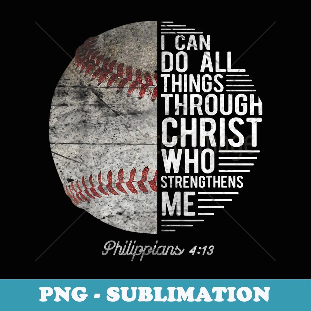 Christian Baseball Men Boys Philippians Religious s - PNG Tr | Inspire ...
