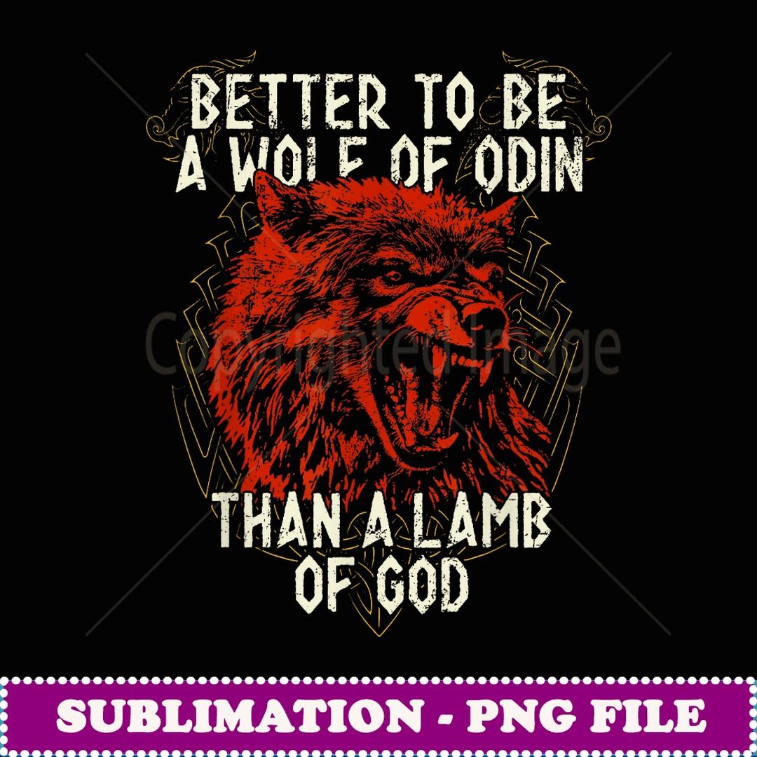 Wolf Of Odin Viking Norse Mythology - Instant Sublimation Di | Inspire ...