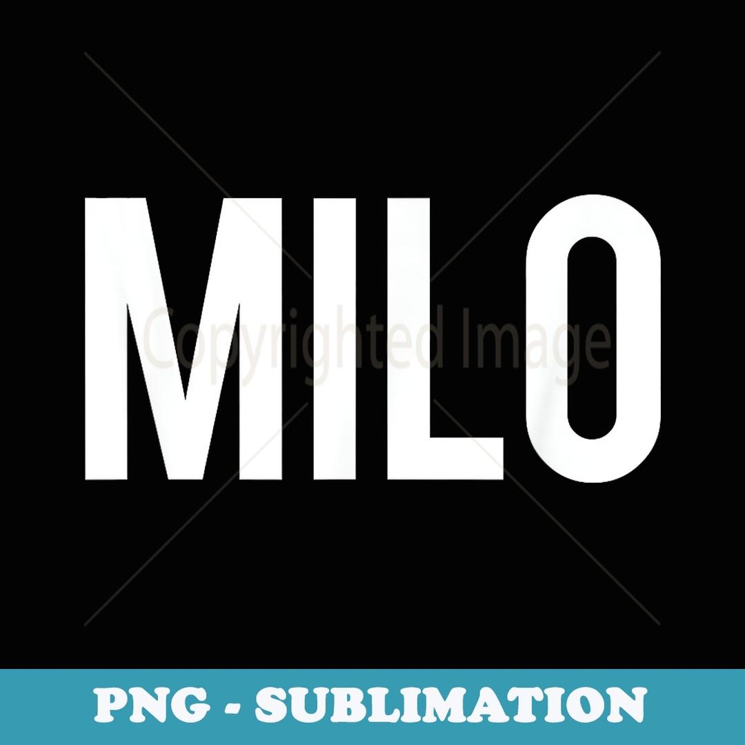 Milo T - Cool new funny name fan cheap tee | Inspire Uplift