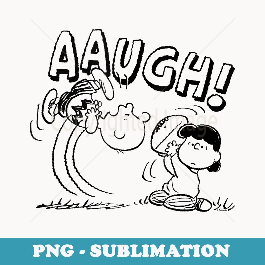 Peanuts - Charlie Brown Lucy Football Kick Aaugh | Inspire Uplift