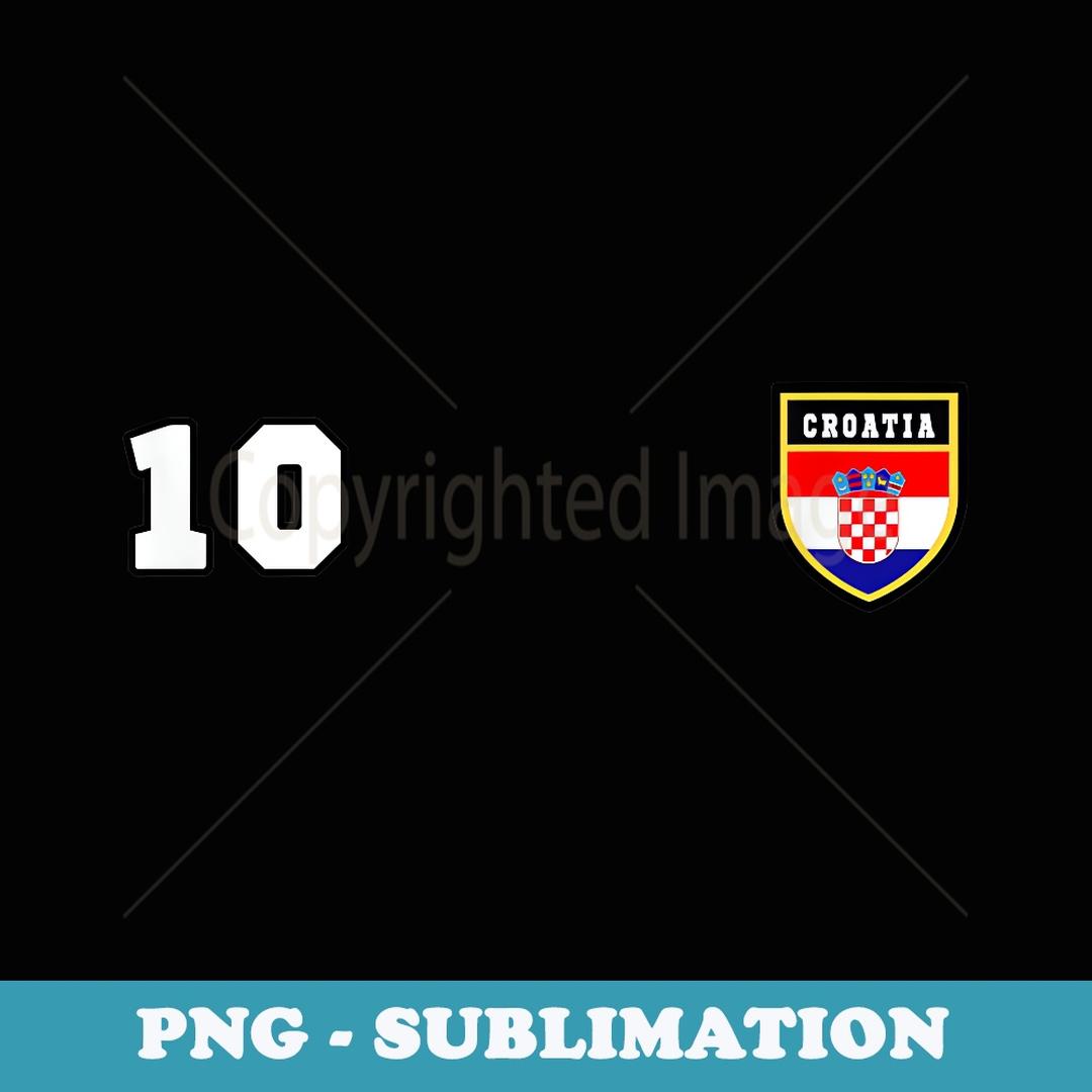 Croatia Number 10 Soccer Flag Football Zagreb - Aesthetic Su | Inspire ...