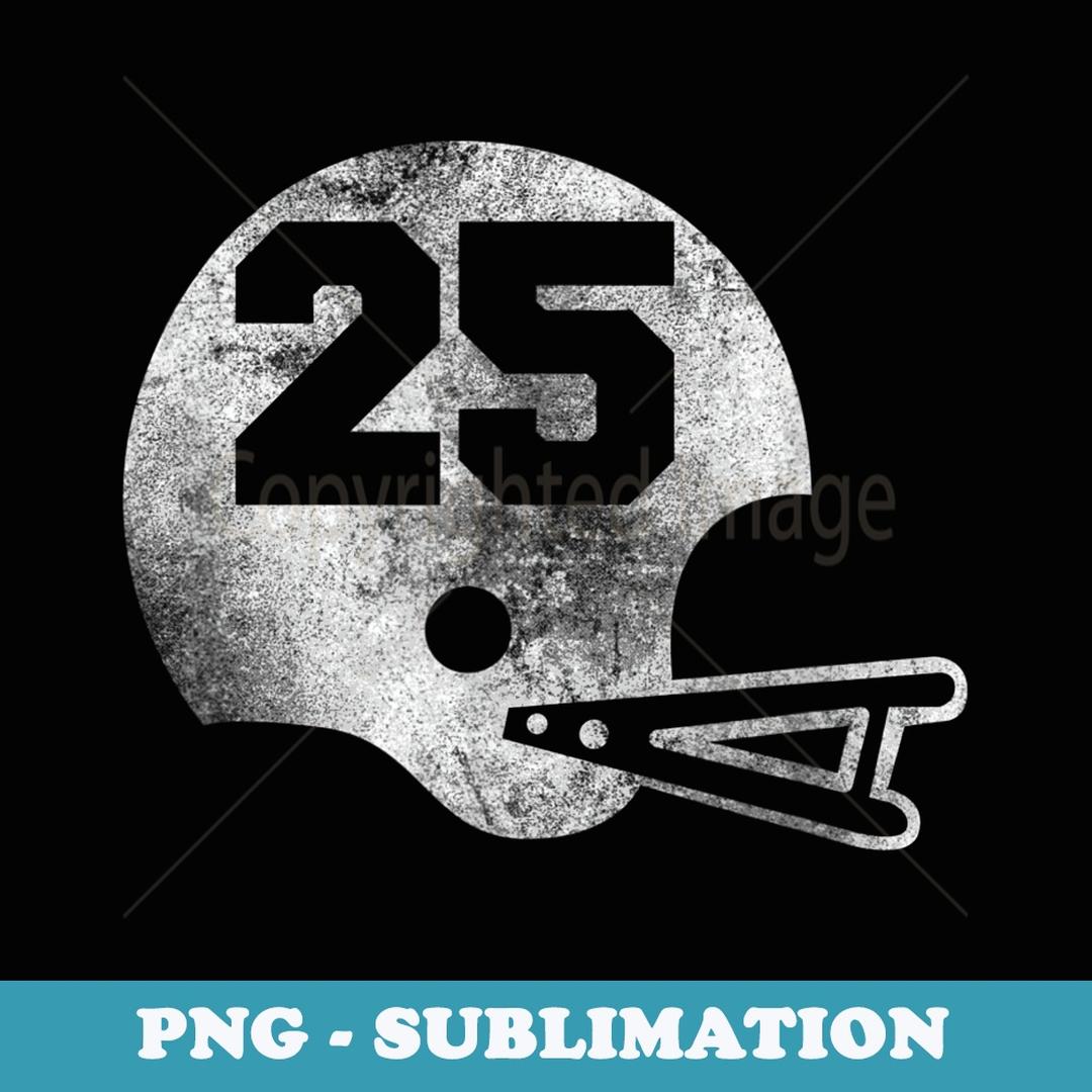 Vintage Football Jersey Number 25 Player Number - Sublimatio | Inspire ...